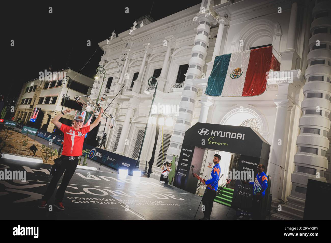HERMOSILLO, MEXICO - SEPTEMBER 9: Mathias Fullerton of Denmark competes ...