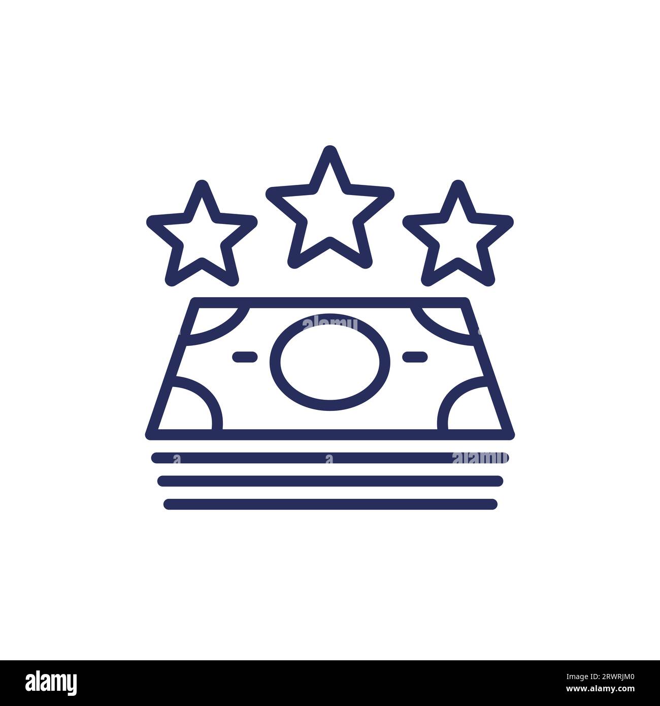 benefit icon, bonus pay line vector Stock Vector Image & Art - Alamy