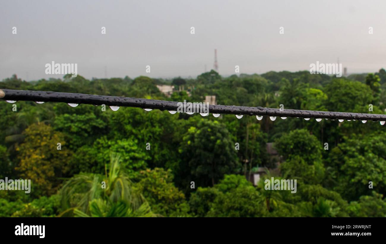 Raindrop on a rooftop hi-res stock photography and images - Alamy