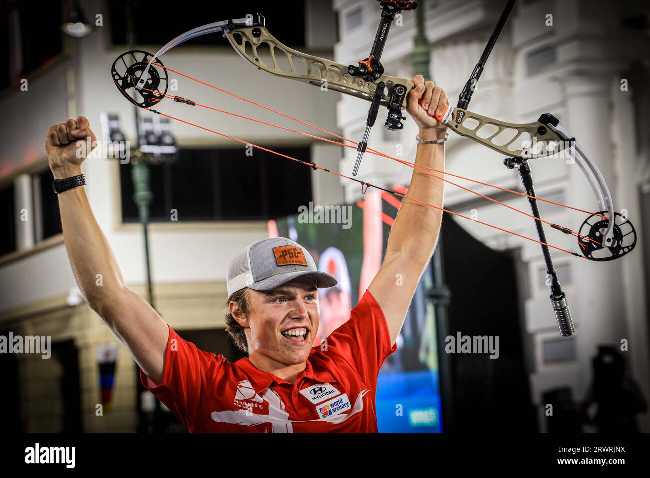 HERMOSILLO, MEXICO - SEPTEMBER 9: Mathias Fullerton of Denmark competes ...