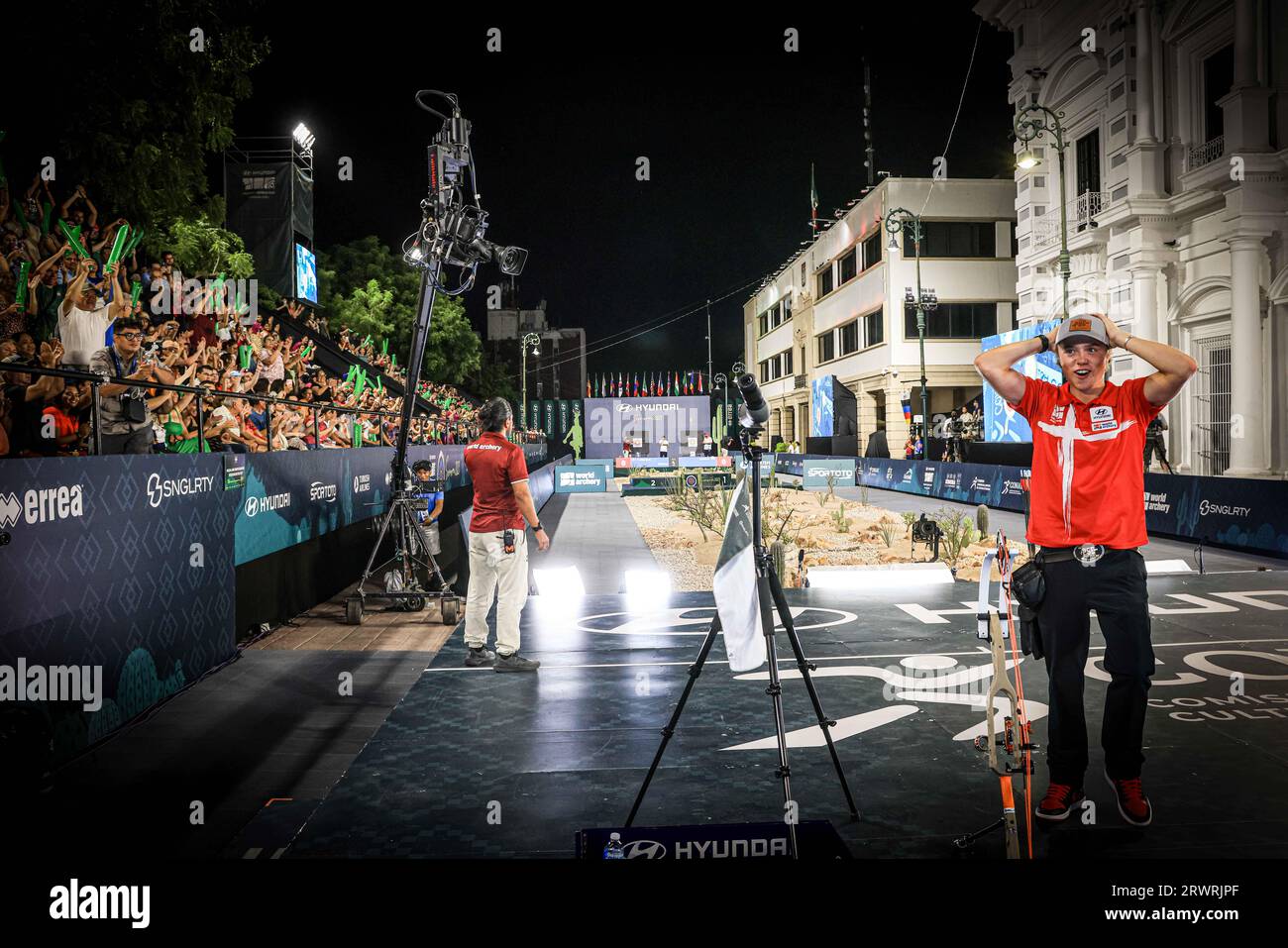 HERMOSILLO, MEXICO - SEPTEMBER 9: Mathias Fullerton of Denmark competes ...