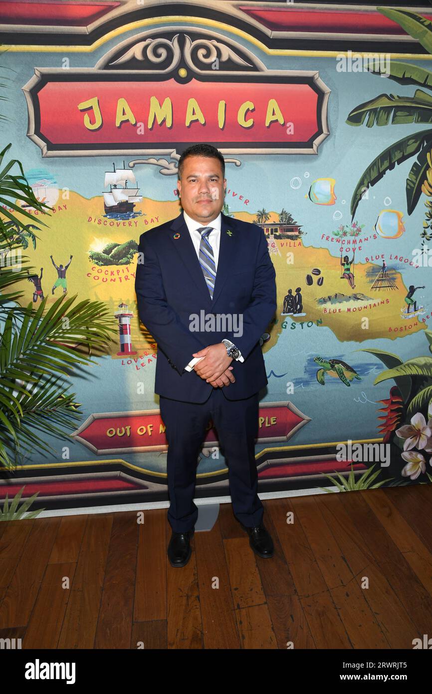 New York, USA. 20th Sep, 2023. Matthew Samuda attending the 'Jamaica ...