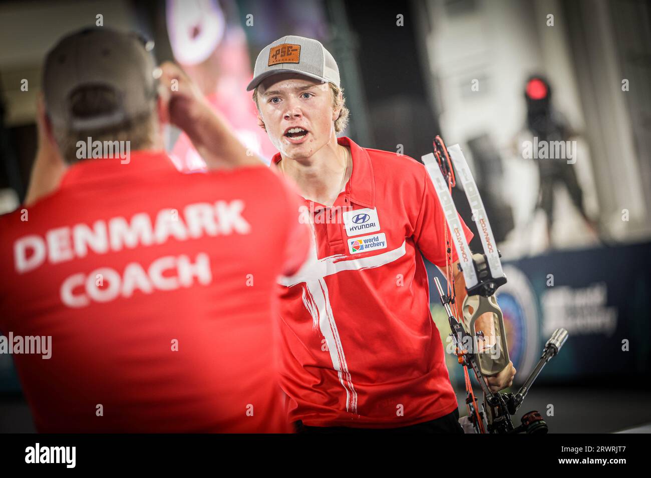 HERMOSILLO, MEXICO - SEPTEMBER 9: Mathias Fullerton of Denmark competes ...