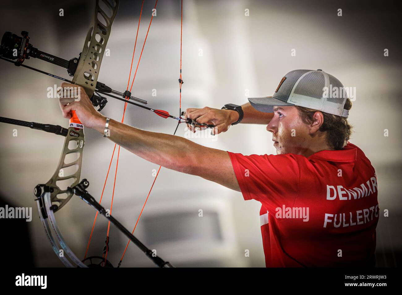 HERMOSILLO, MEXICO - SEPTEMBER 9: Mathias Fullerton of Denmark competes ...