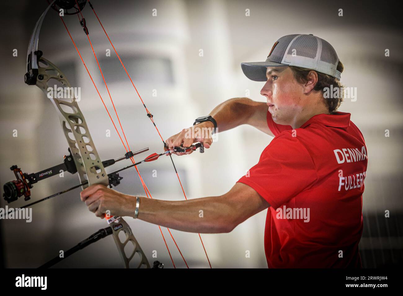 HERMOSILLO, MEXICO - SEPTEMBER 9: Mathias Fullerton of Denmark competes ...