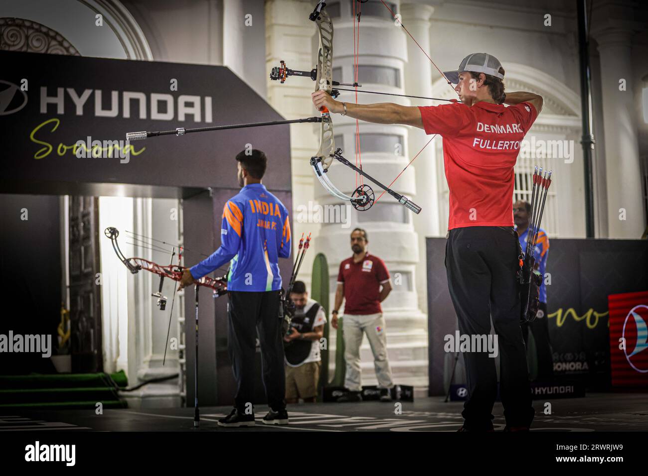 HERMOSILLO, MEXICO - SEPTEMBER 9: Mathias Fullerton of Denmark competes ...
