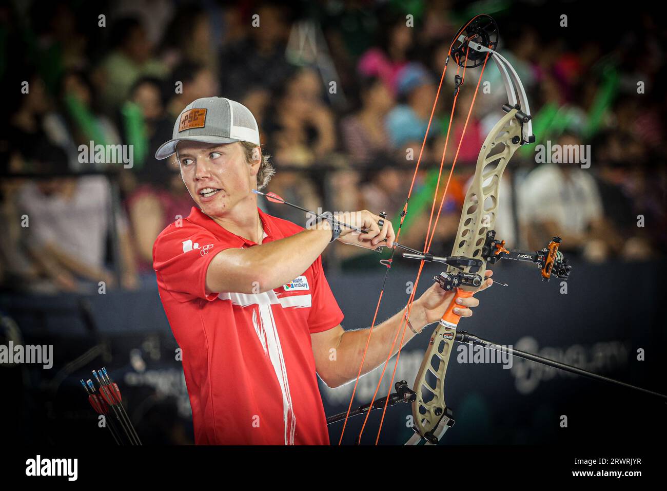 HERMOSILLO, MEXICO - SEPTEMBER 9: Mathias Fullerton of Denmark competes ...