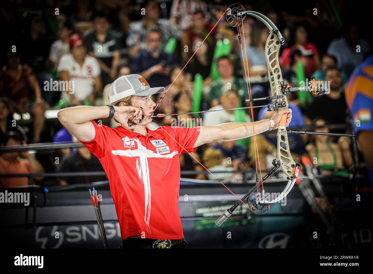 HERMOSILLO, MEXICO - SEPTEMBER 9: Mathias Fullerton of Denmark competes ...
