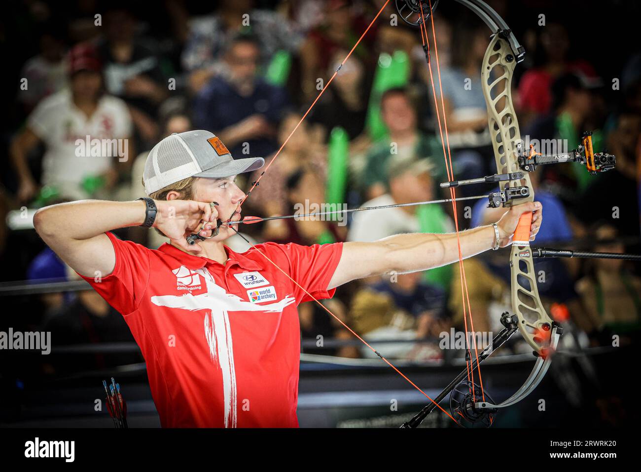 HERMOSILLO, MEXICO - SEPTEMBER 9: Mathias Fullerton of Denmark competes ...