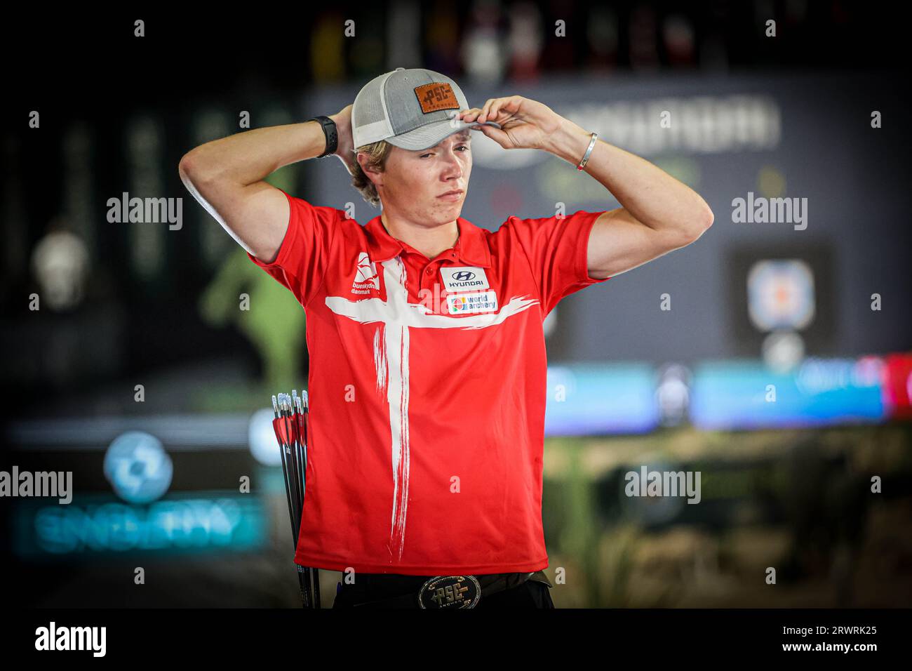 HERMOSILLO, MEXICO - SEPTEMBER 9: Mathias Fullerton of Denmark competes ...