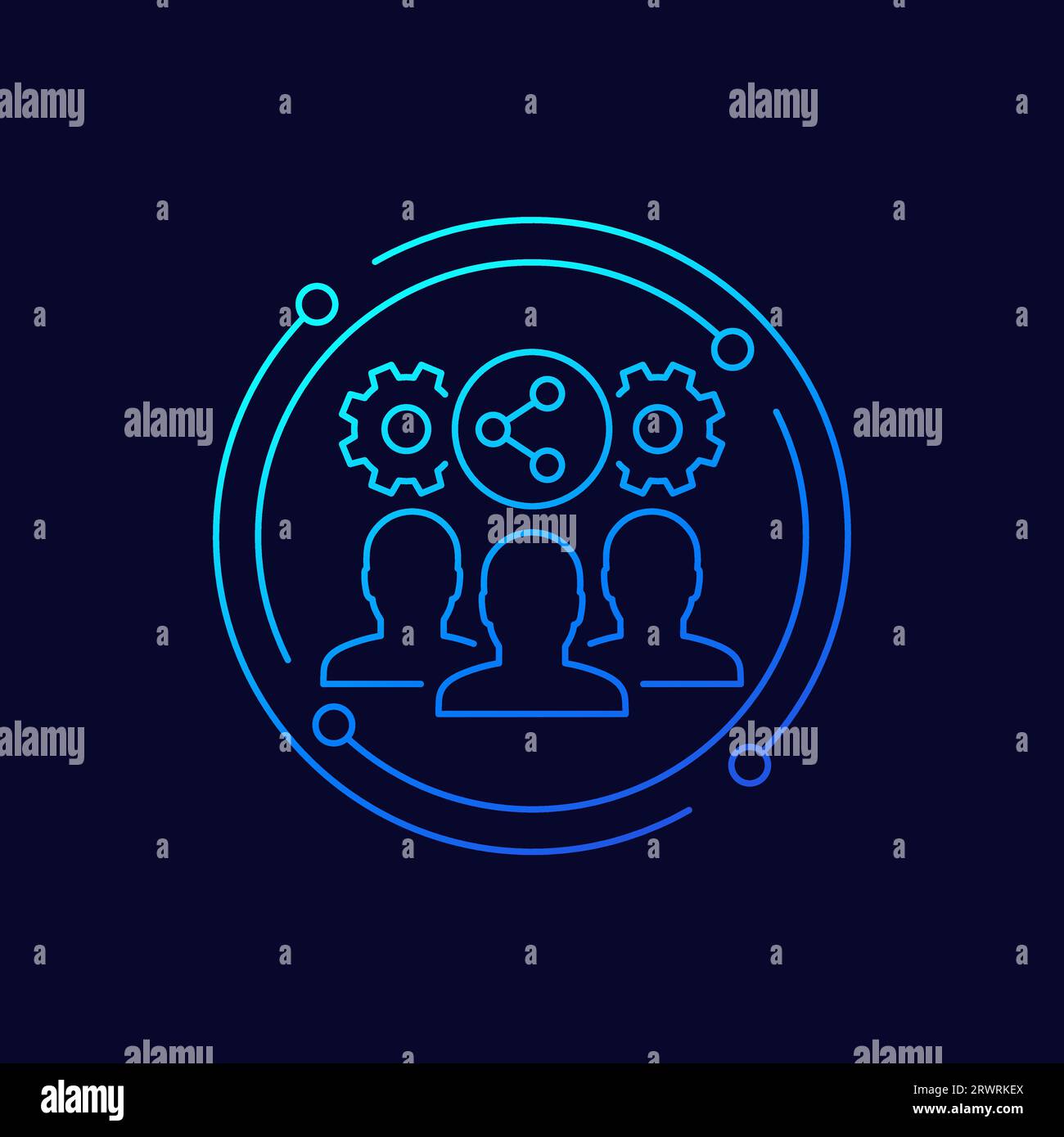 Collective work Stock Vector Images - Alamy