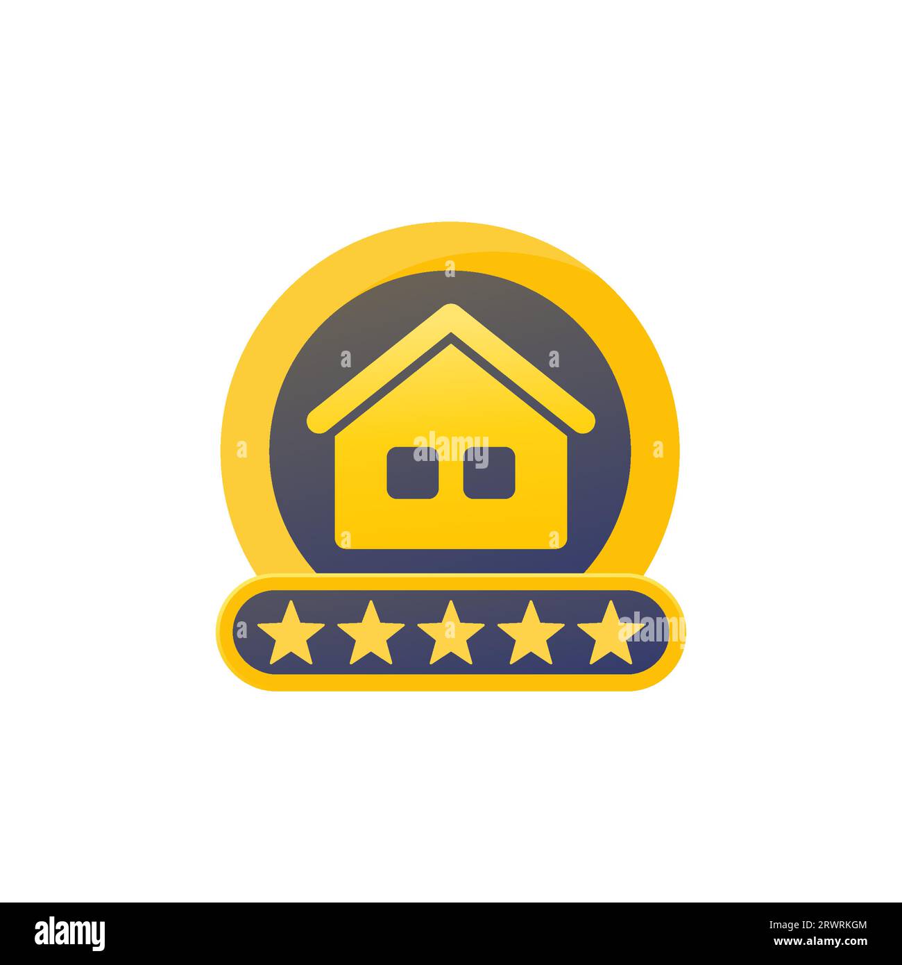 High and over house Stock Vector Images - Alamy