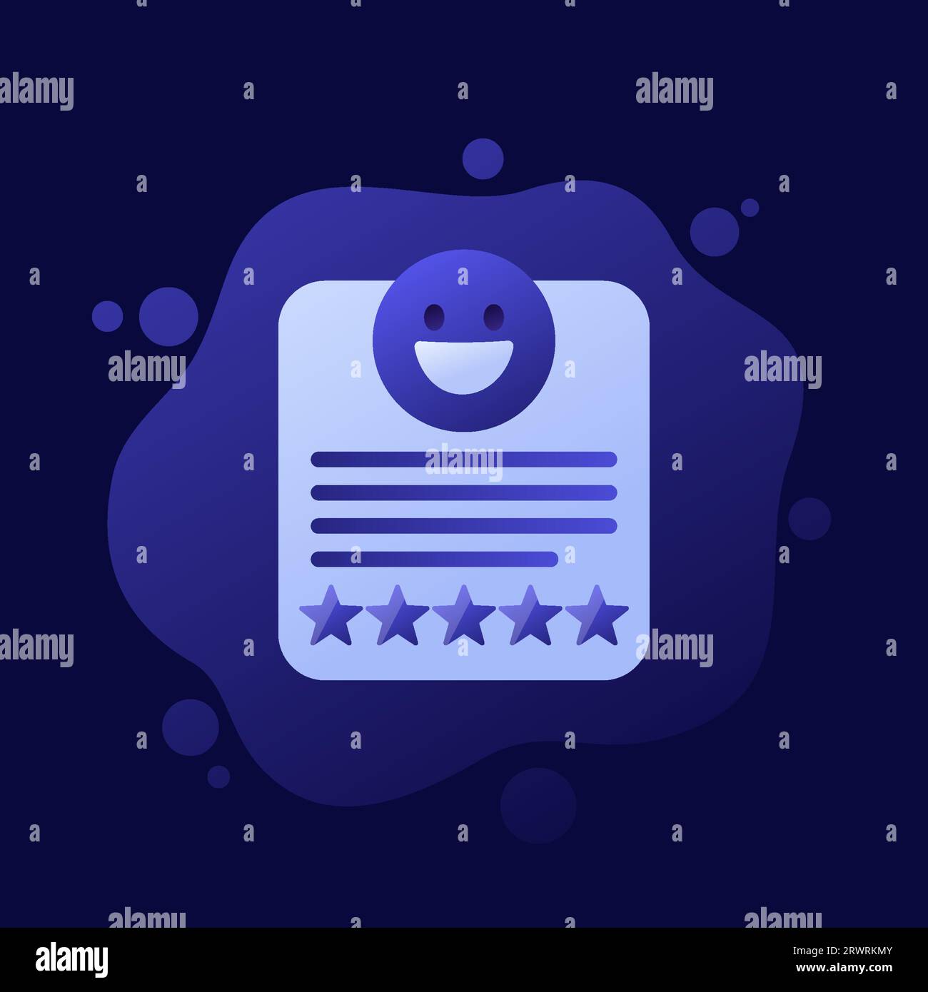 good review icon, vector design Stock Vector Image & Art - Alamy