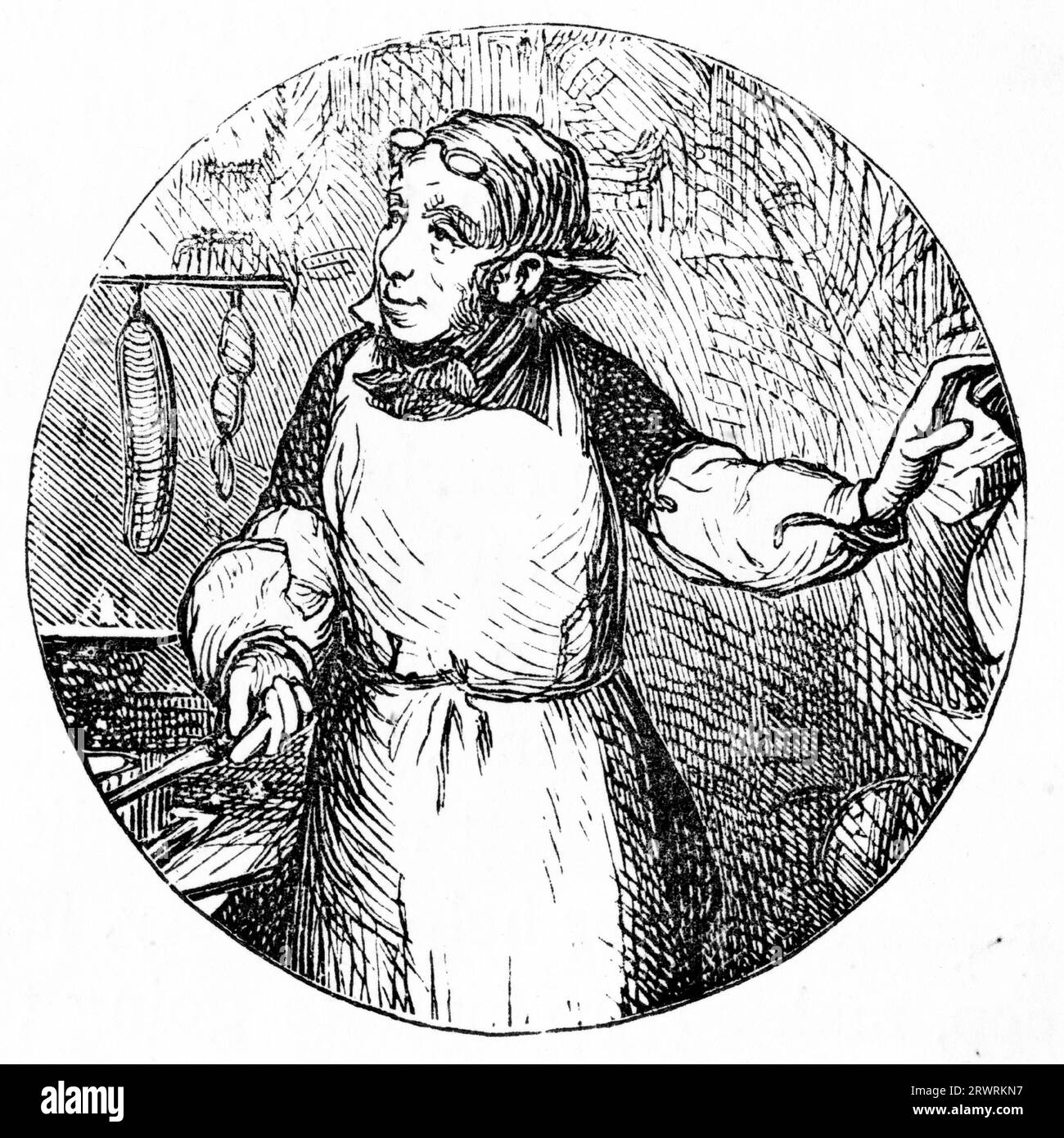 Historical butcher Cut Out Stock Images & Pictures - Alamy