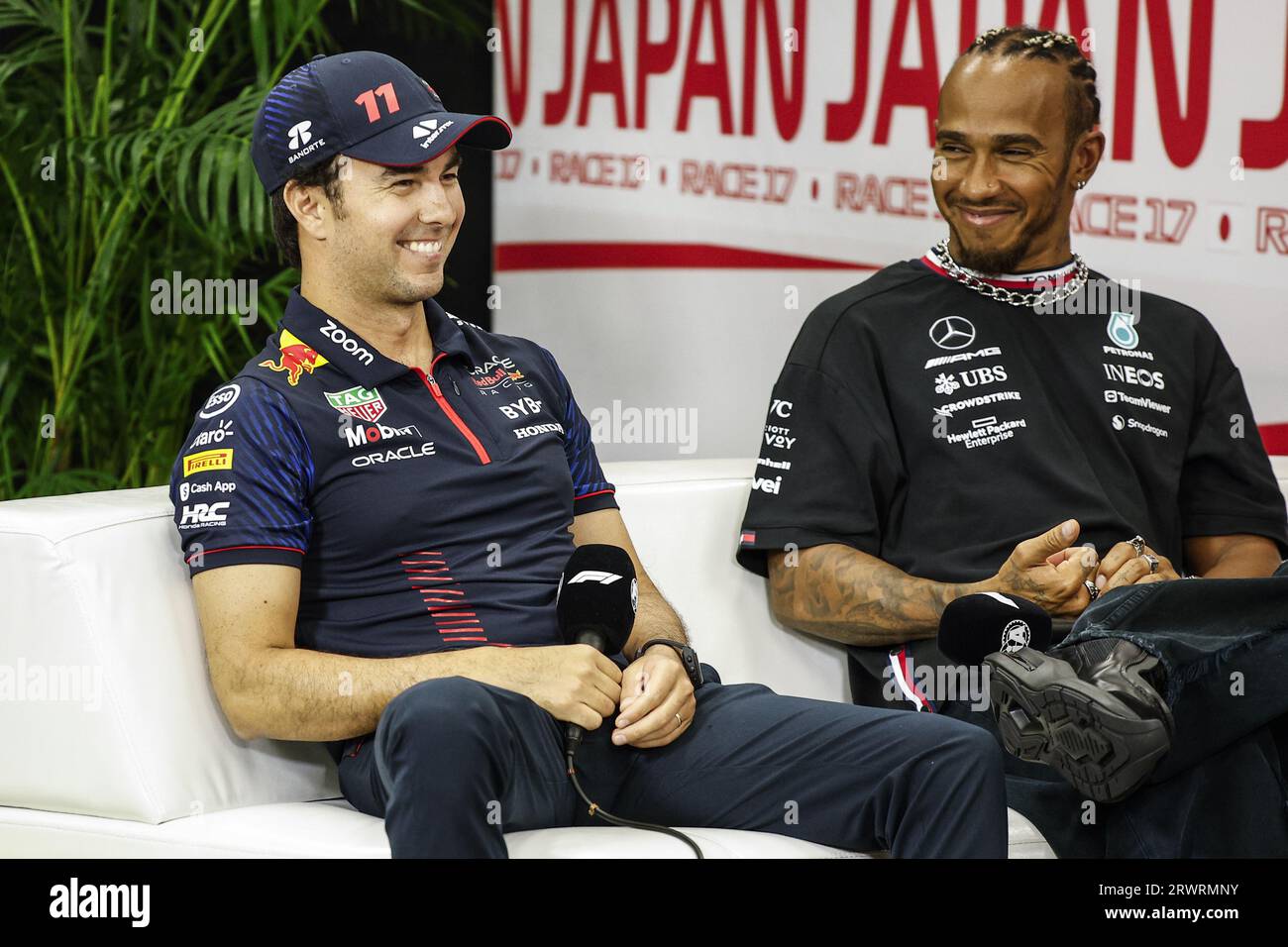 Suzuka, 21/09/2023, PEREZ Sergio (mex), Red Bull Racing RB19, portrait ...