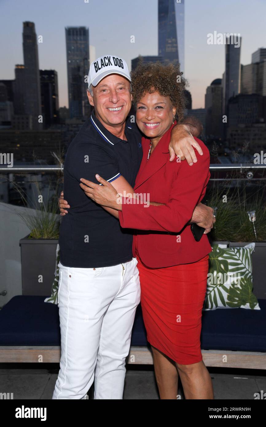 New York, USA. 20th Sep, 2023. David Rabin and Sarah Stavrou attending ...