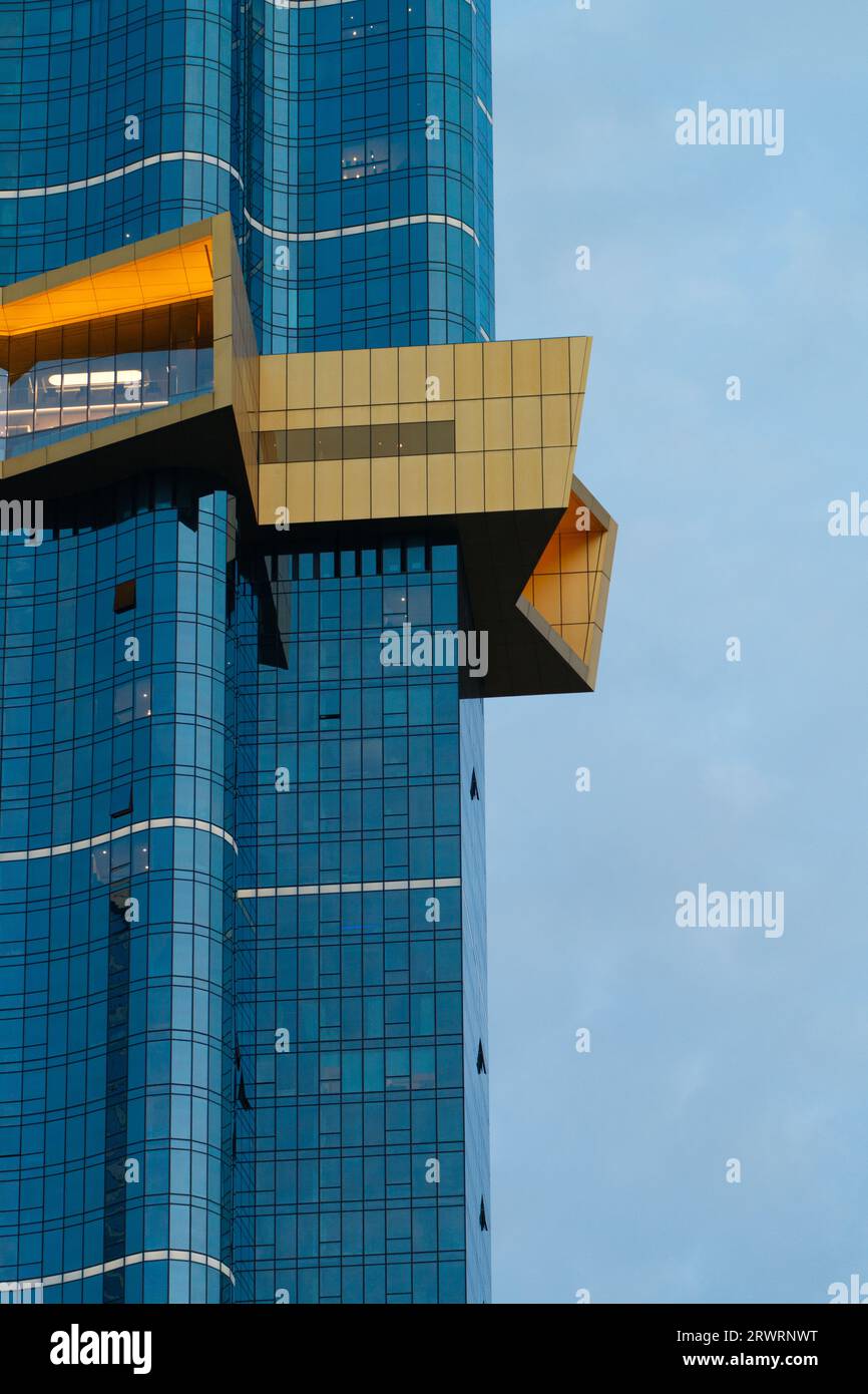 Australia 108 building skyscraper in Southbank Melbourne showing sky ...