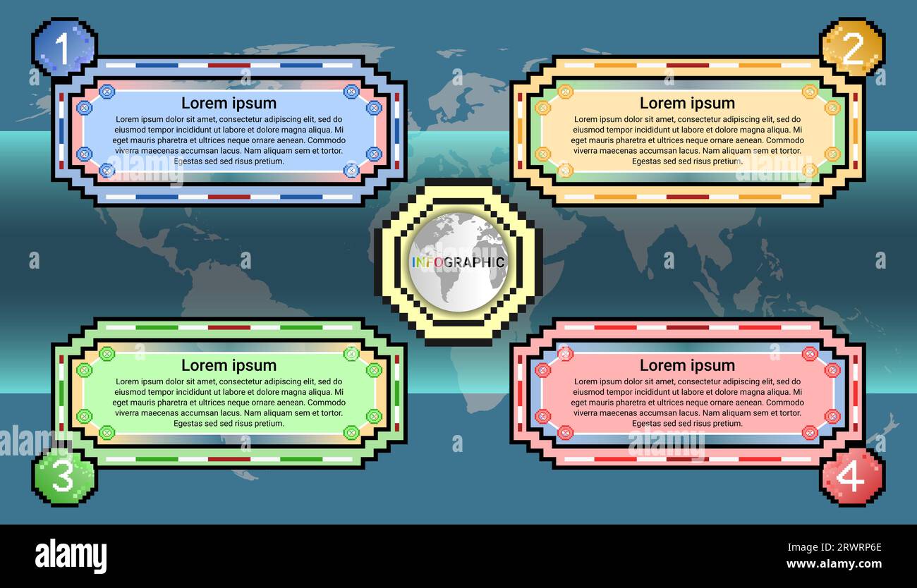 Pixel infographic design for commercial success necessitates four ...