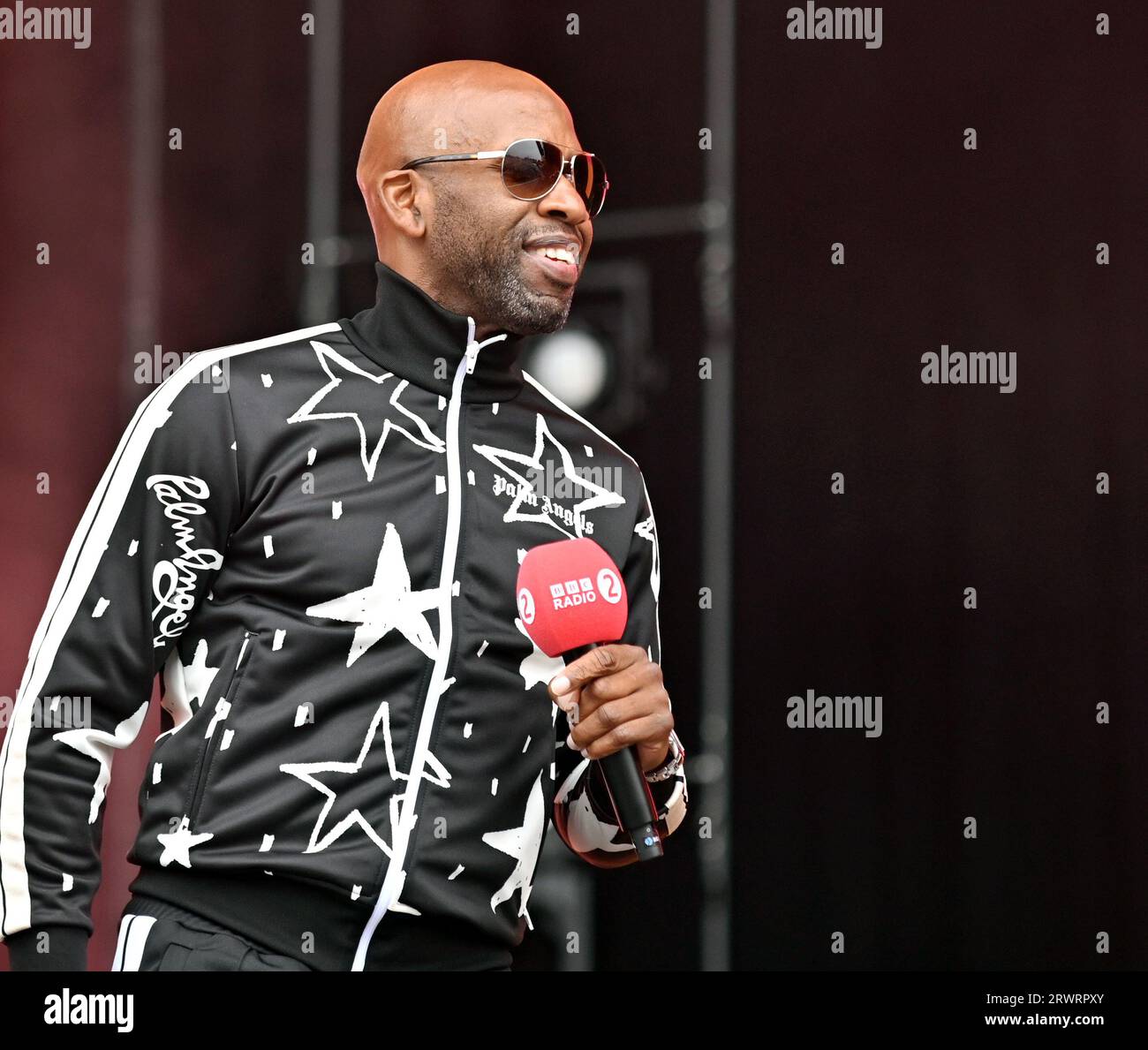 DJ Spoony performing at the BBC Radio 2 In The Park, Leicester, United ...