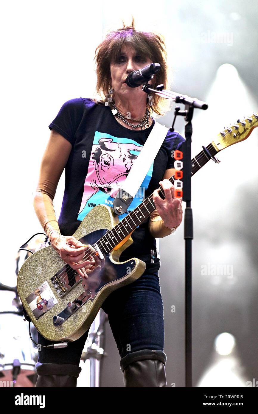 The Pretenders Performing At The Bbc Radio 2 In The Park Leicester