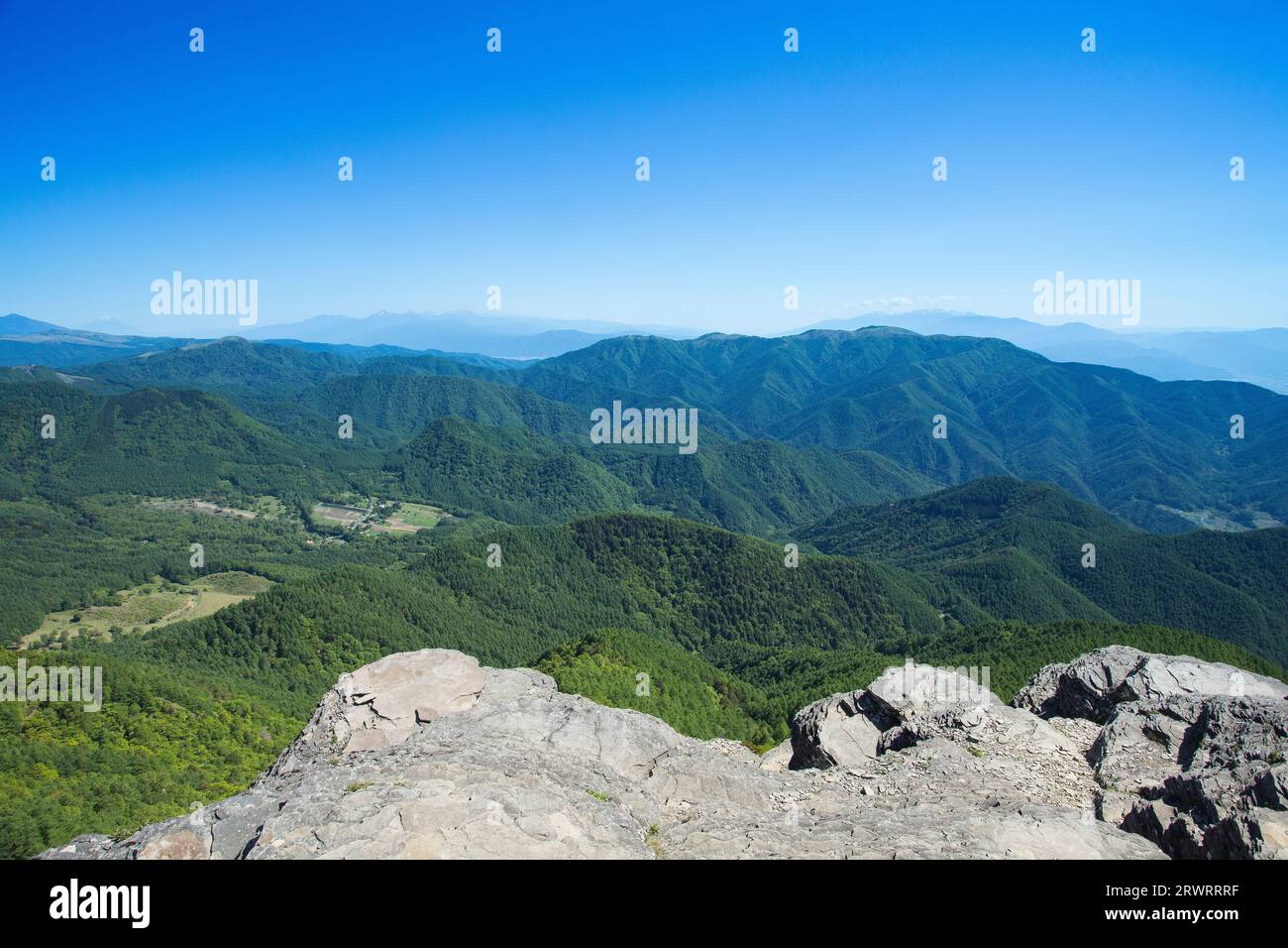 View of the Southern and Central Alps from Ohgahana Stock Photo - Alamy