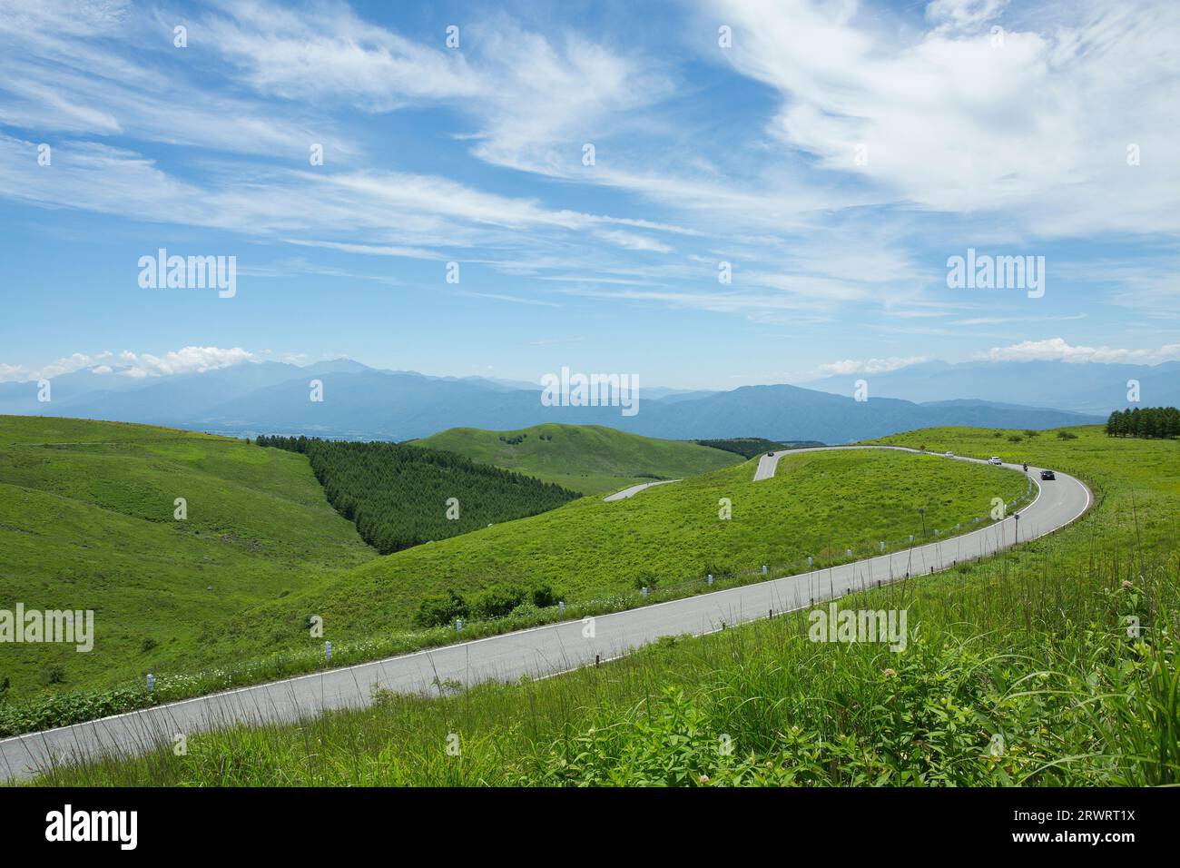 Kirigamine Plateau and Venus Line Stock Photo - Alamy