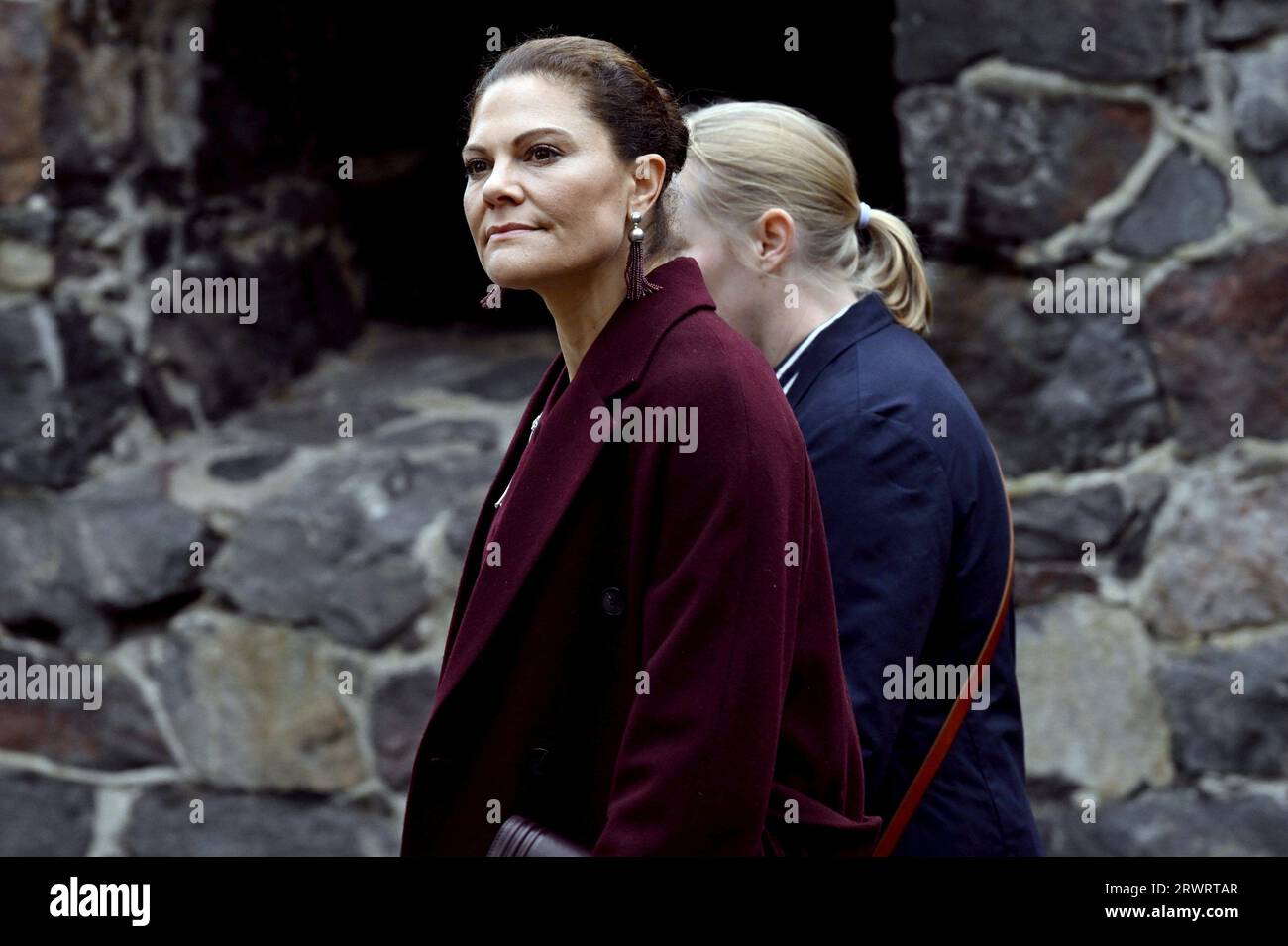 Helsinki, Finland. 21st Sep, 2023. Sweden's Crown Princess Victoria and ...