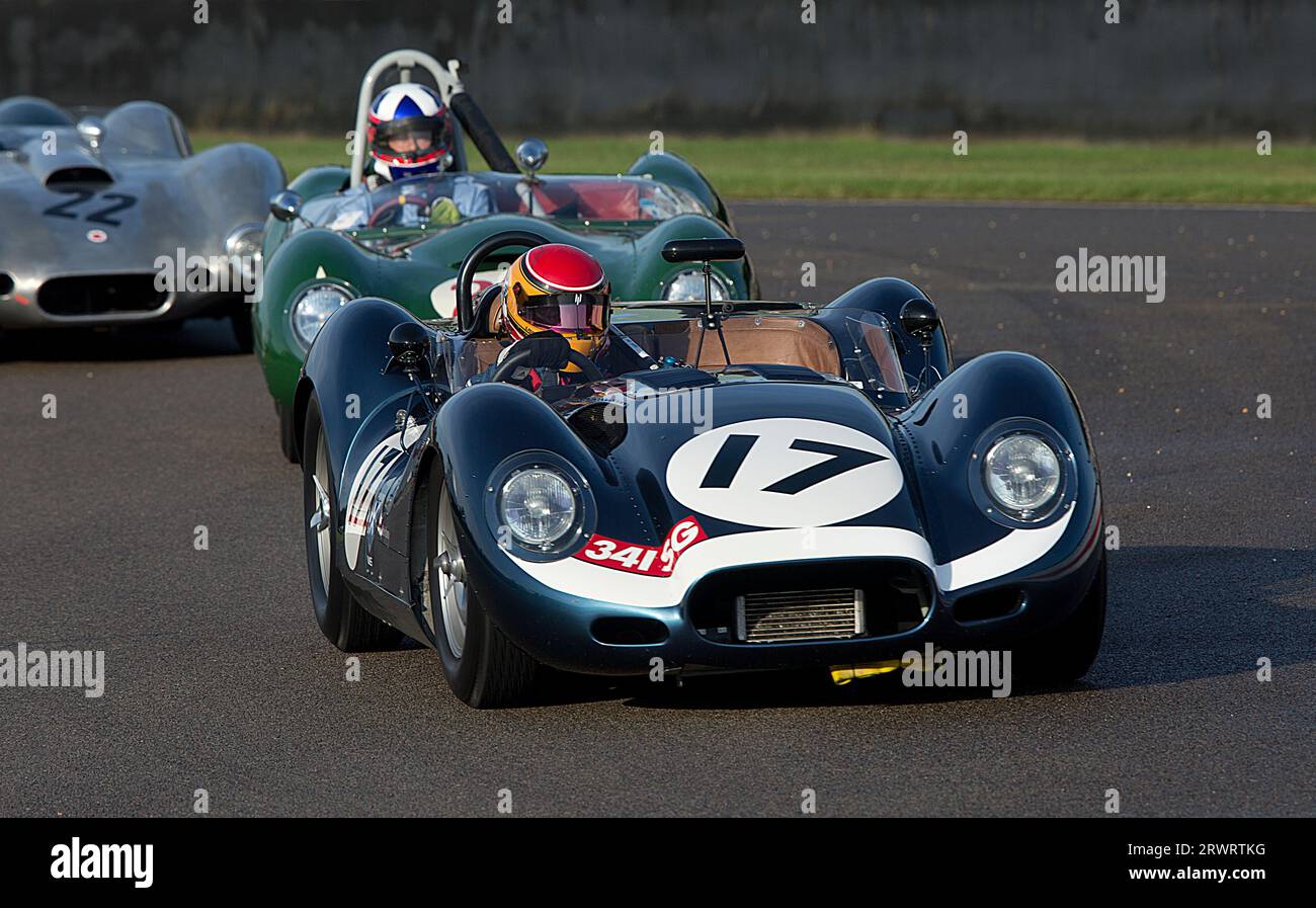 1958 Lister-Jaguar 'Knobbly' driven by Saif Assam in the Sussex Trophy ...