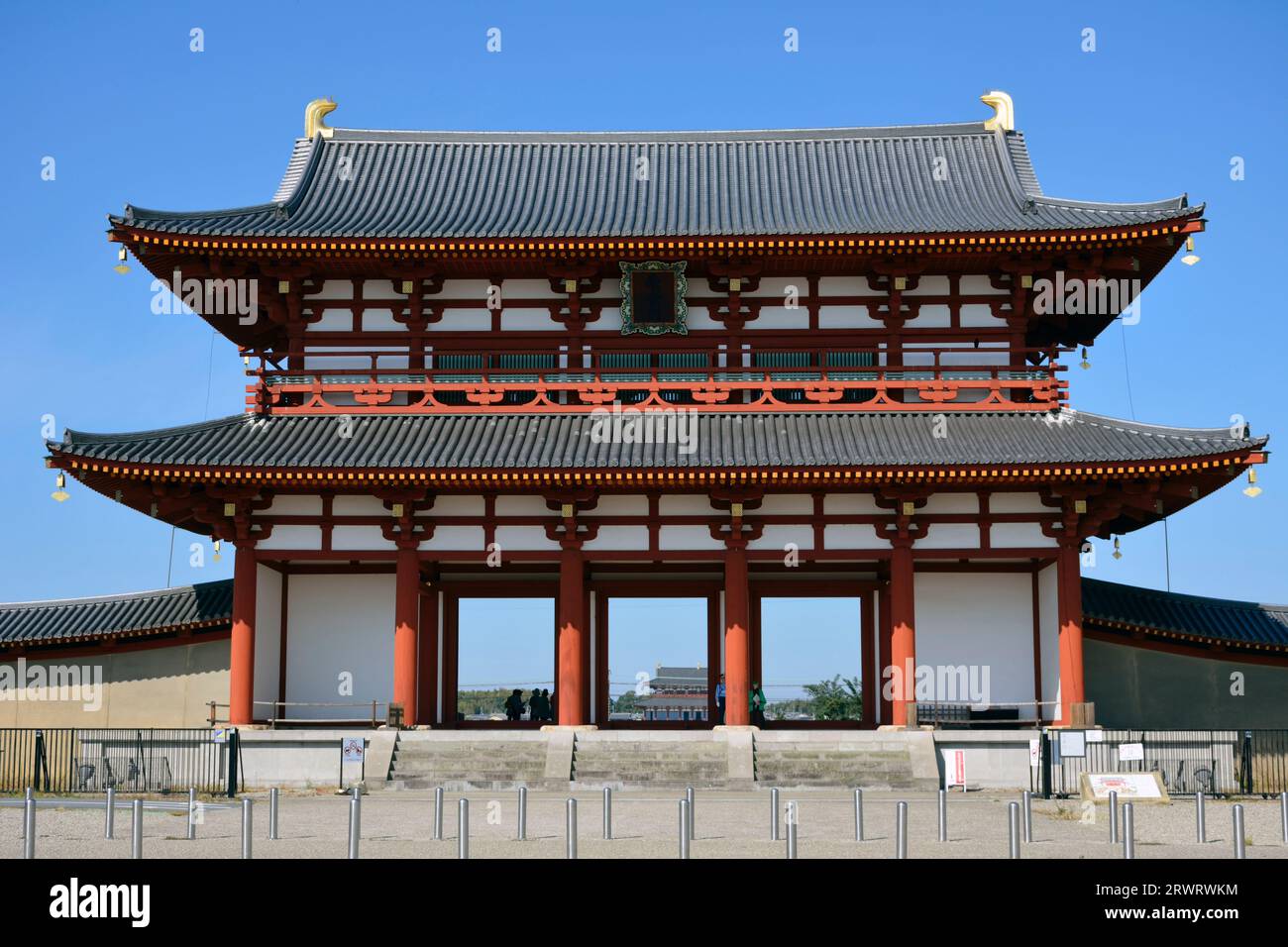 Vermilion Bird Gate at the Heijo Palace Site Stock Photo - Alamy