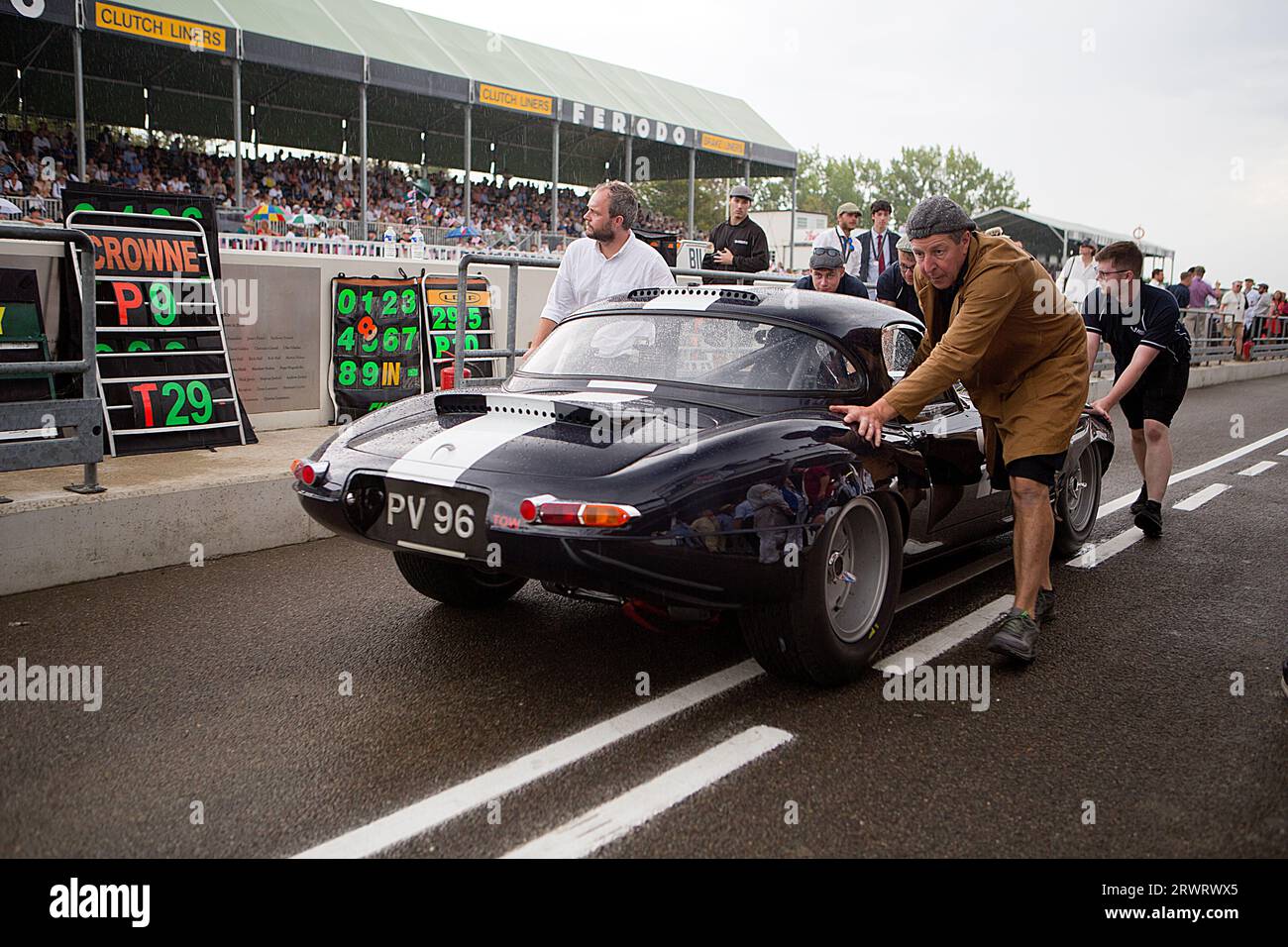 1963 Jaguar E-type 'lightweight' reg number PV 96 at The Goodwood ...