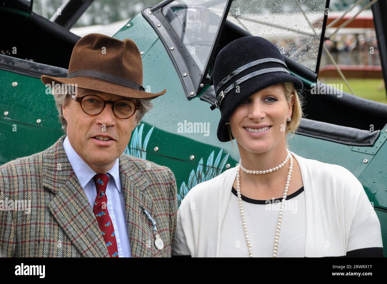 Zara Phillips with Lord March promoting the Cape Town to Goodwood ...