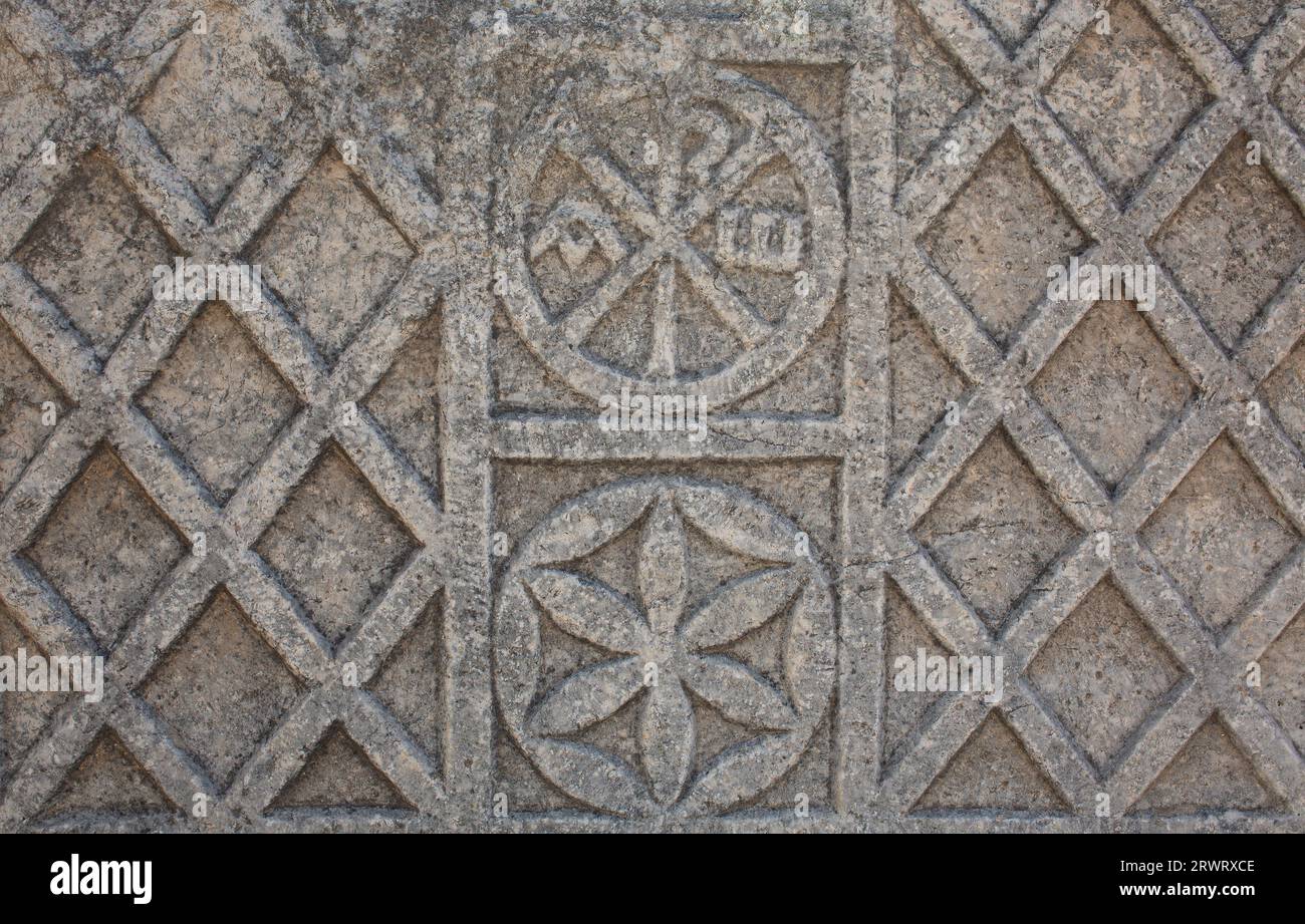 Ancient Roman inscription on the stone. High quality photo Stock Photo ...