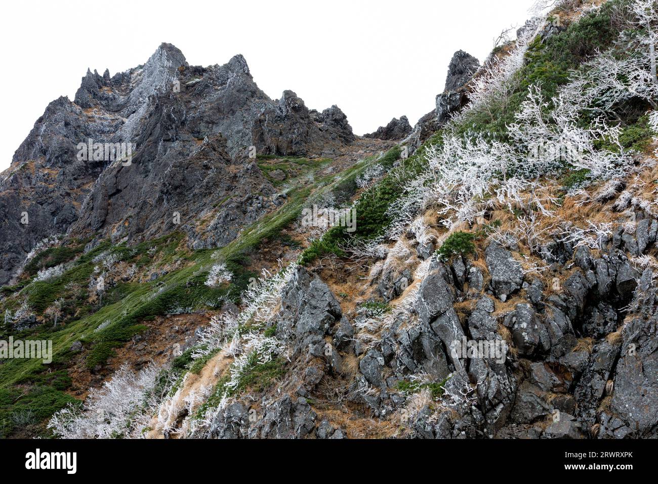 View of Mt. Hinodake from Jizo One Stock Photo - Alamy
