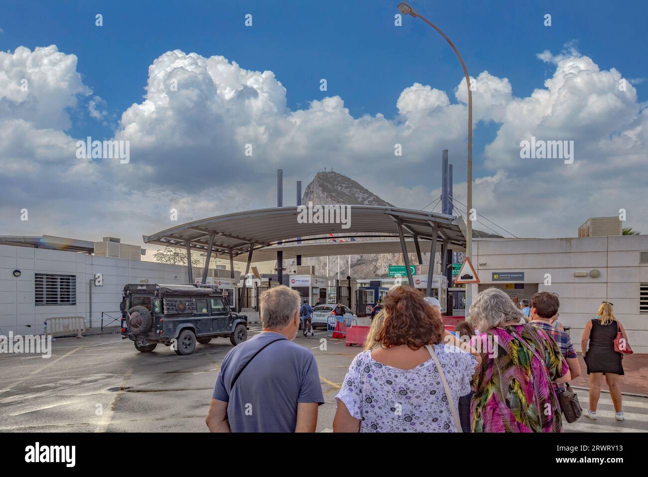 Gibraltar Passport Control Station. Border crossing from Spain to ...