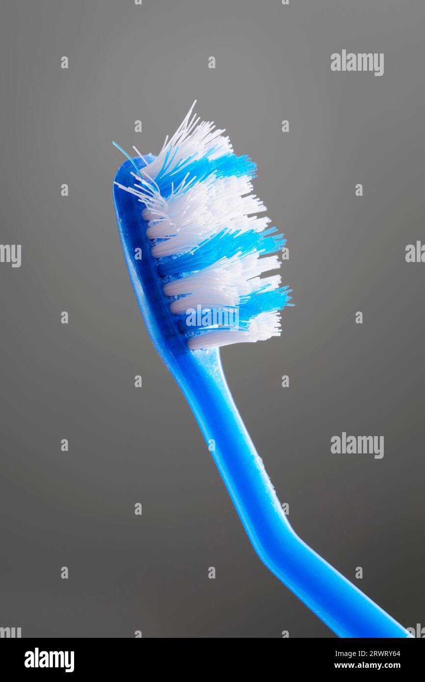 Old worn toothbrush hi-res stock photography and images - Alamy