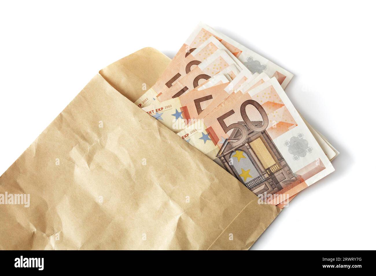 Euro bills in envelope hi-res stock photography and images - Alamy