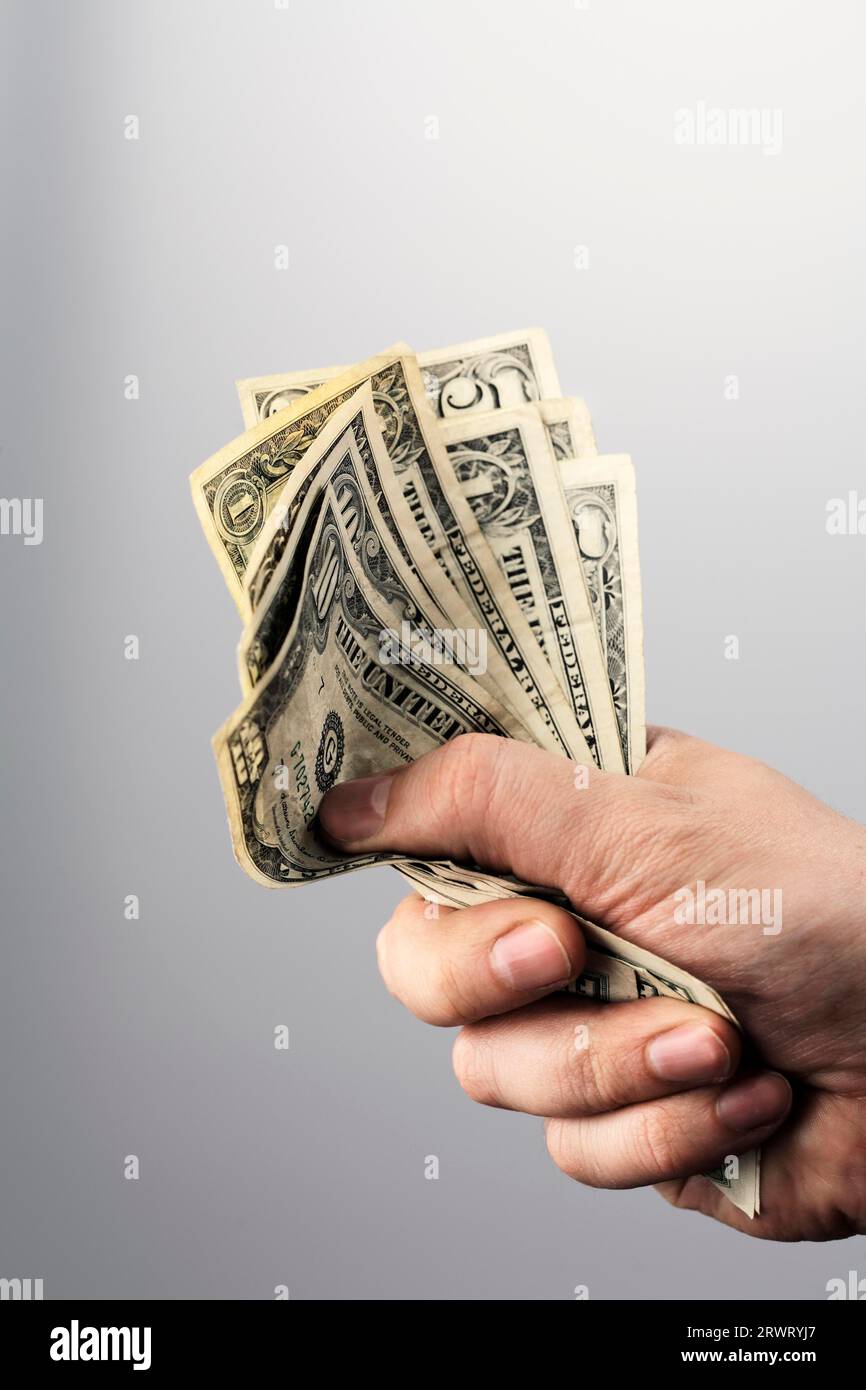 Old man hand grab hi-res stock photography and images - Alamy