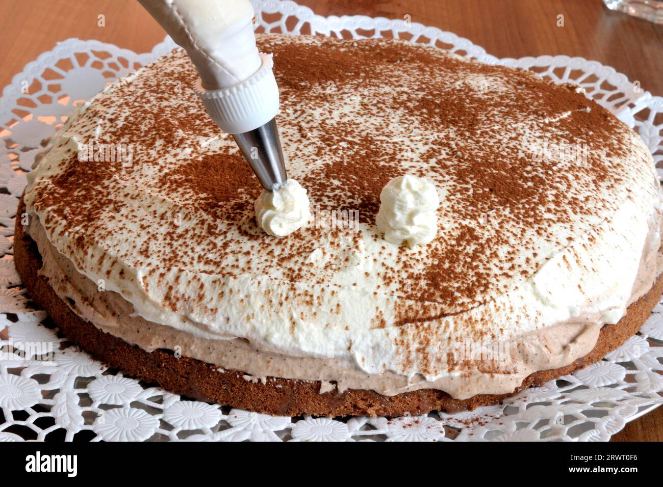 Cream dots hi-res stock photography and images - Alamy