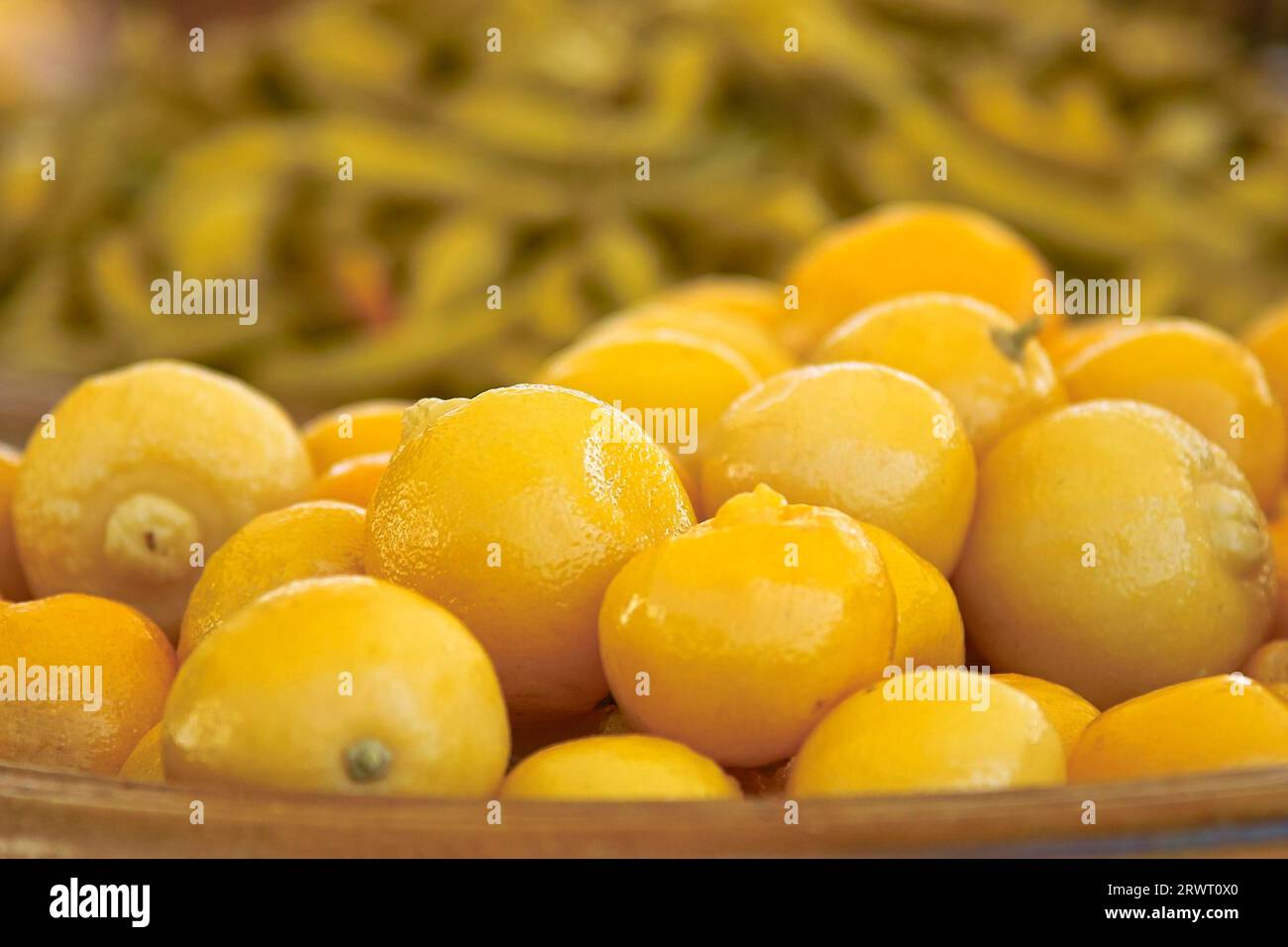 Moroccan-style preserved lemons, salt lemons Stock Photo - Alamy
