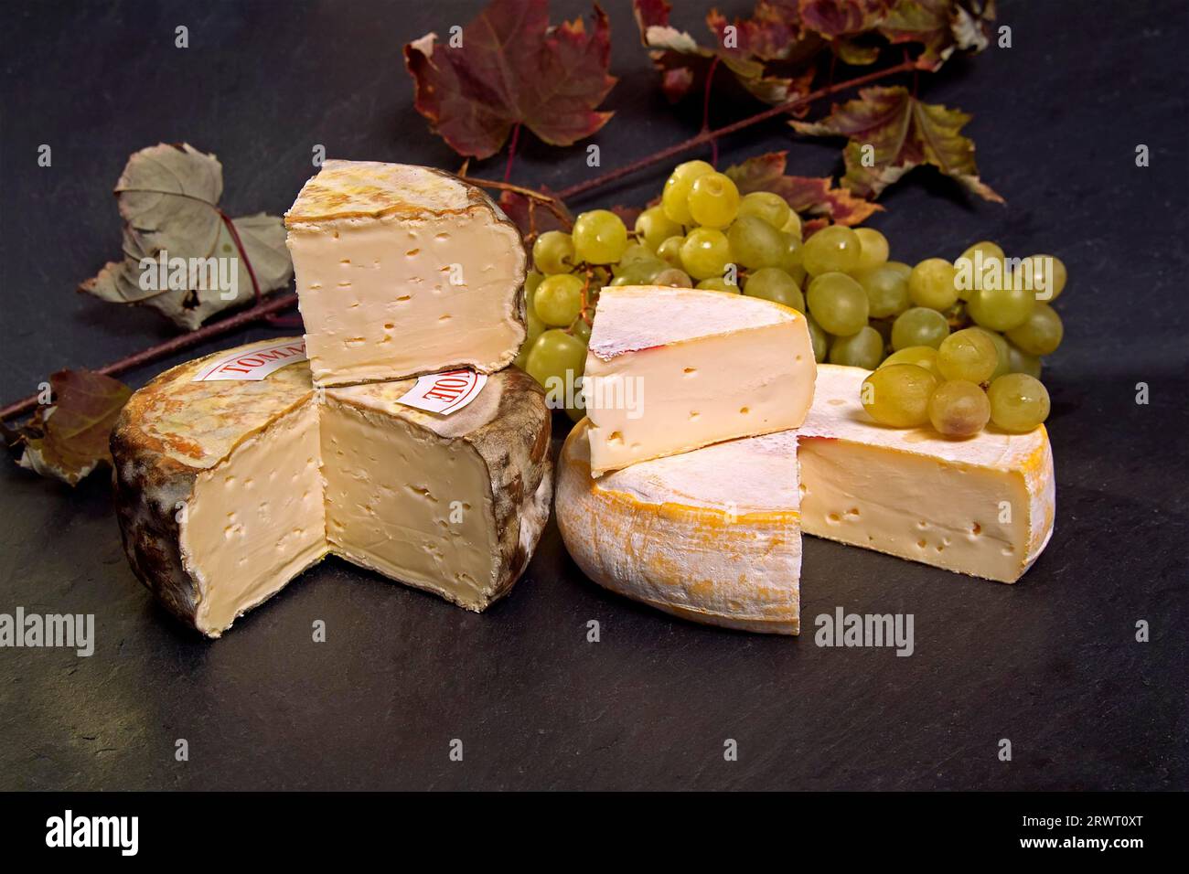 Cheese loaf with cutting Stock Photo - Alamy
