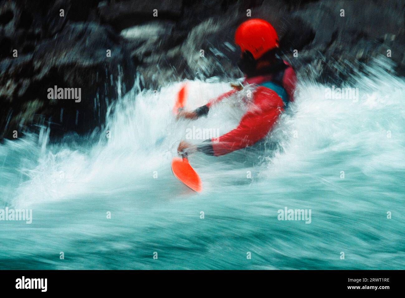 Kayak river white water hi-res stock photography and images - Alamy