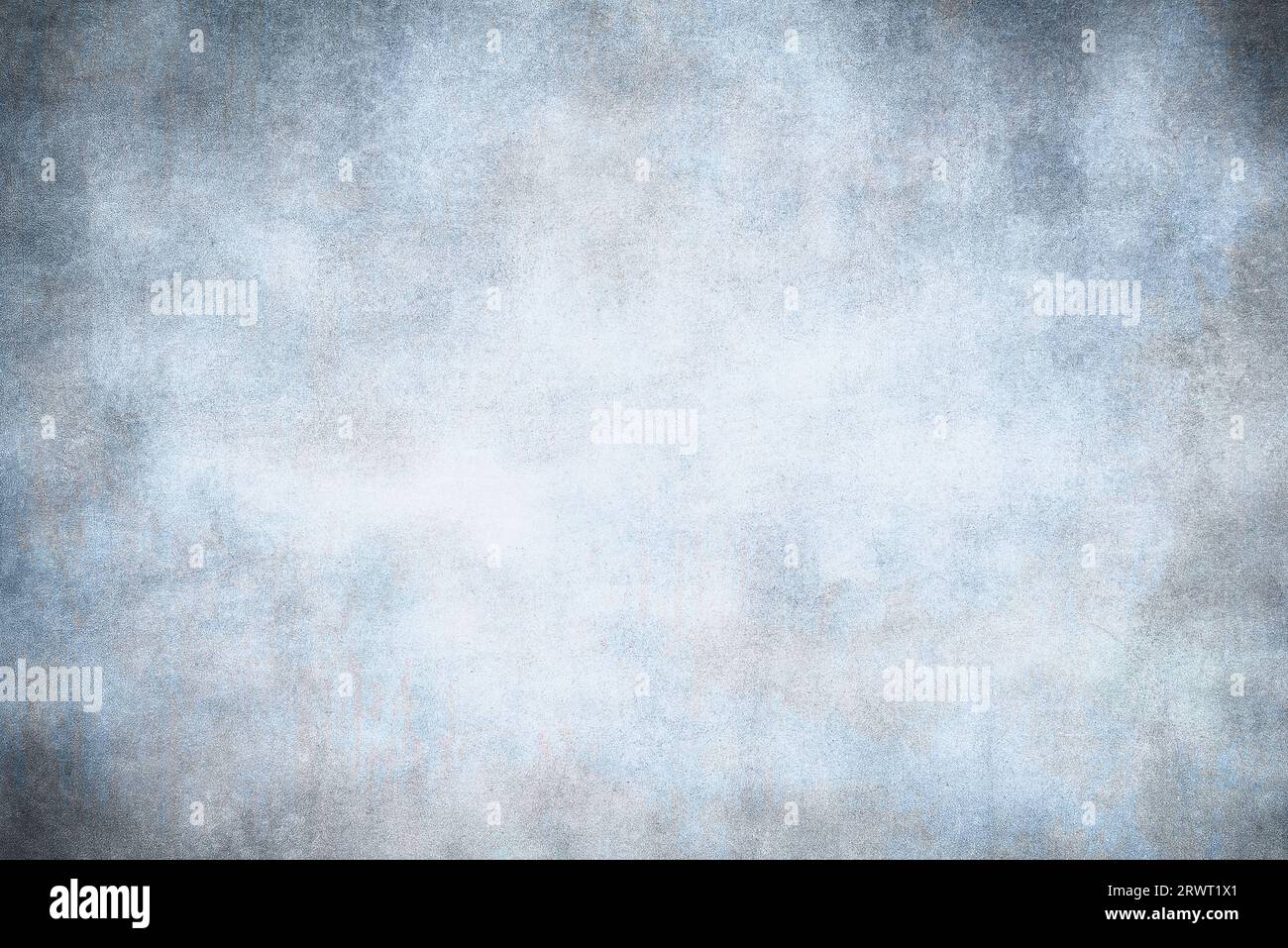 Blue Vintage Texture Pastel Sky Blue Background With Soft Puffy Cloudy