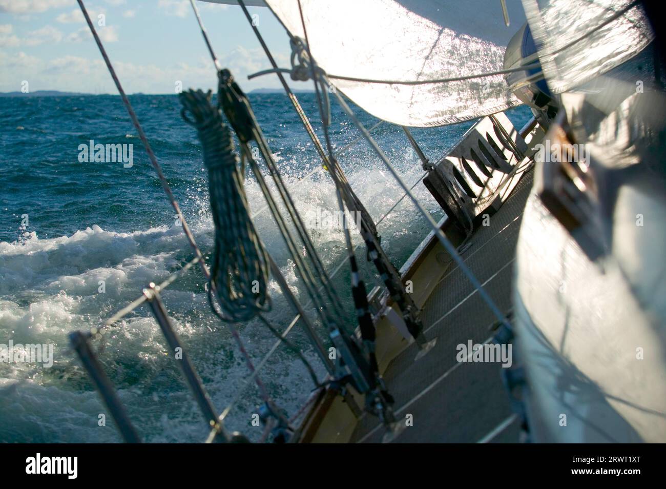 Sailing north of the Arctic Circle Stock Photo - Alamy