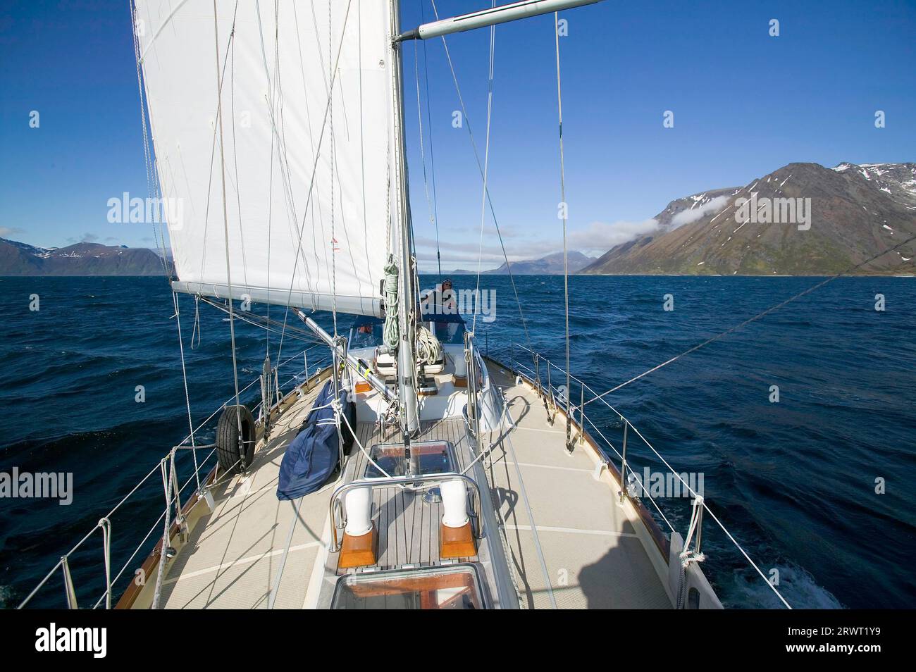 Sailing north of the Arctic Circle Stock Photo - Alamy