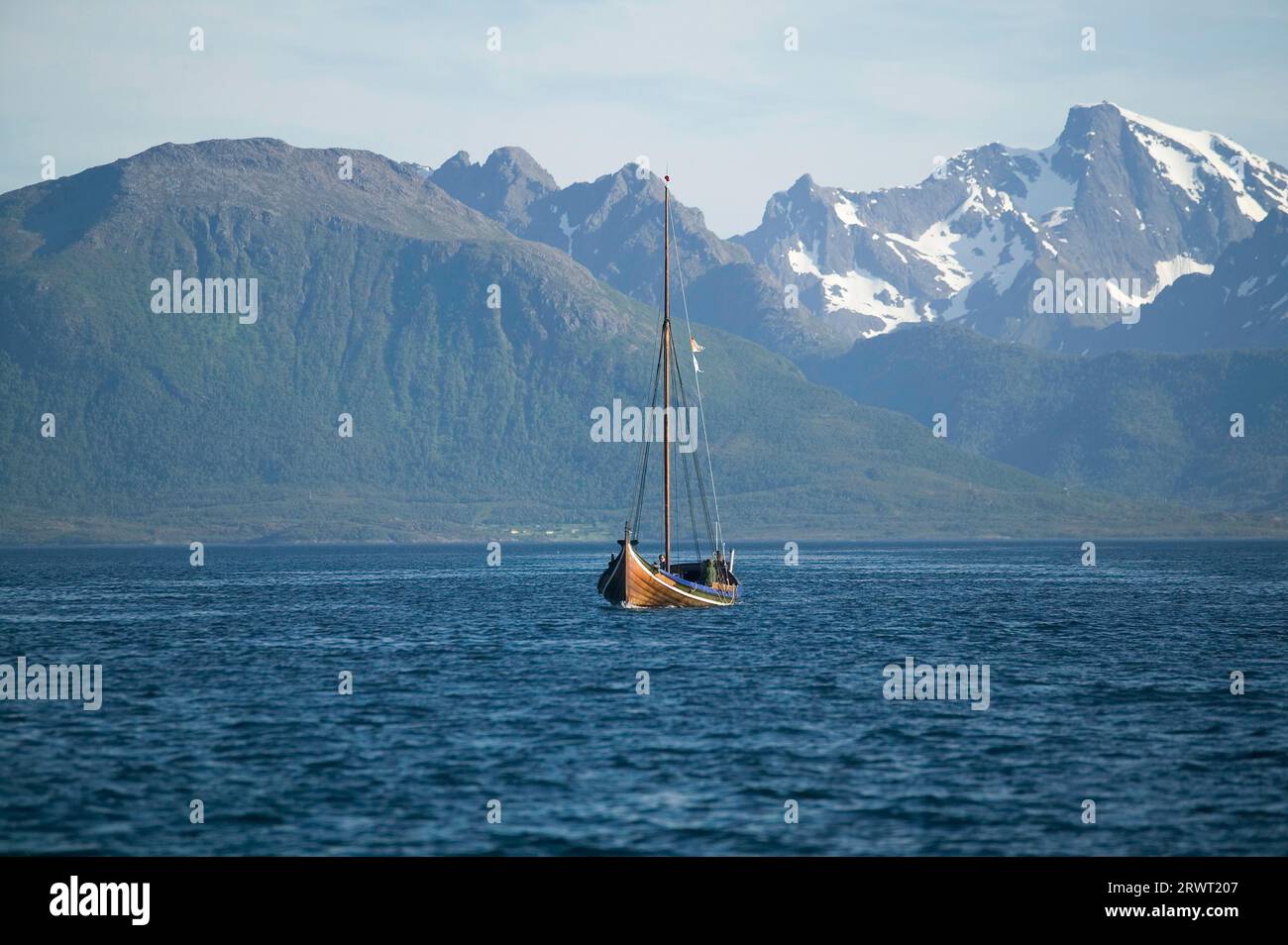 Nordland boat in Northern Norway Stock Photo - Alamy