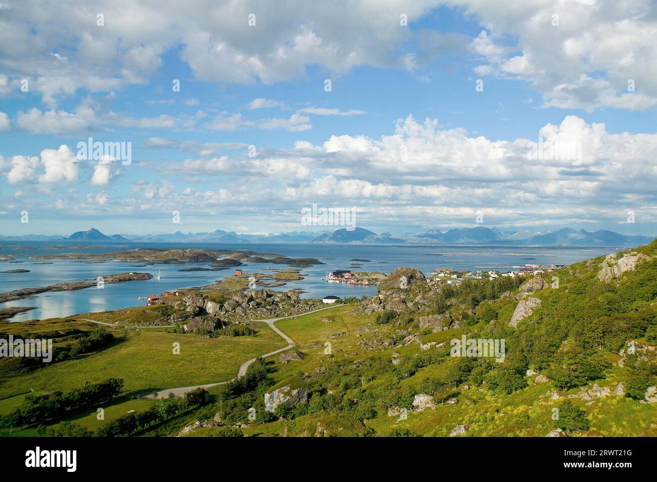 Glaciated coastal and island landscape hi-res stock photography and ...