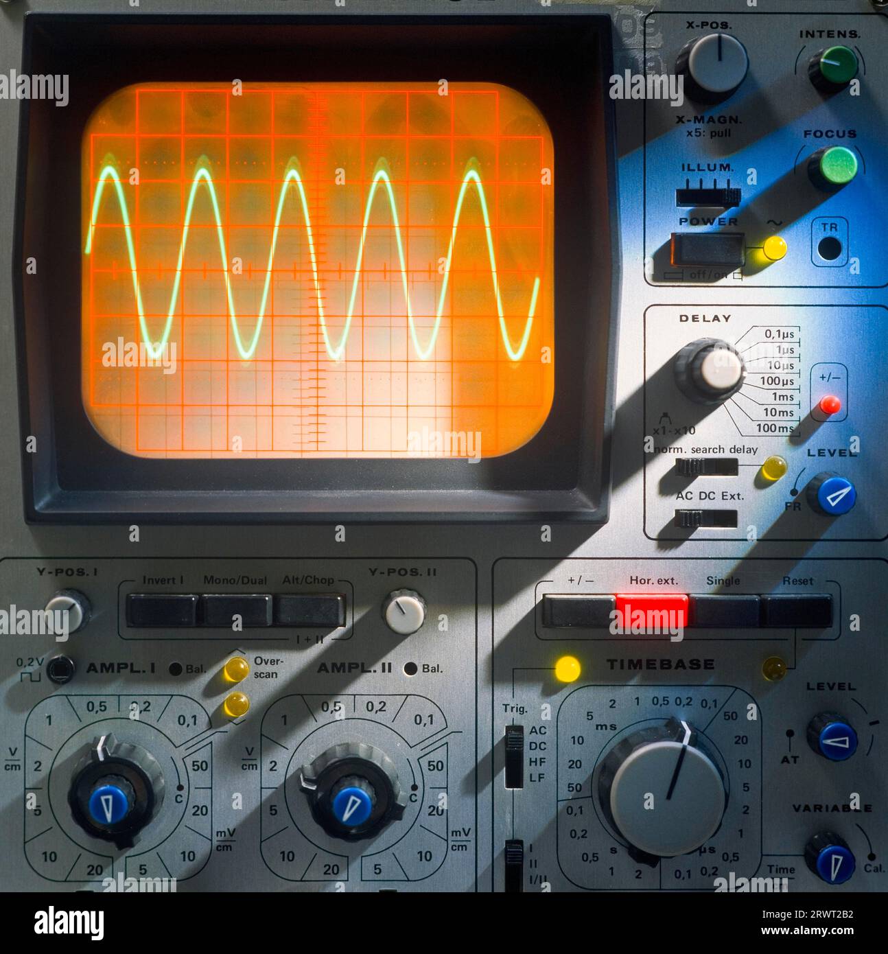 Oscilloscope in a development laboratory Stock Photo - Alamy