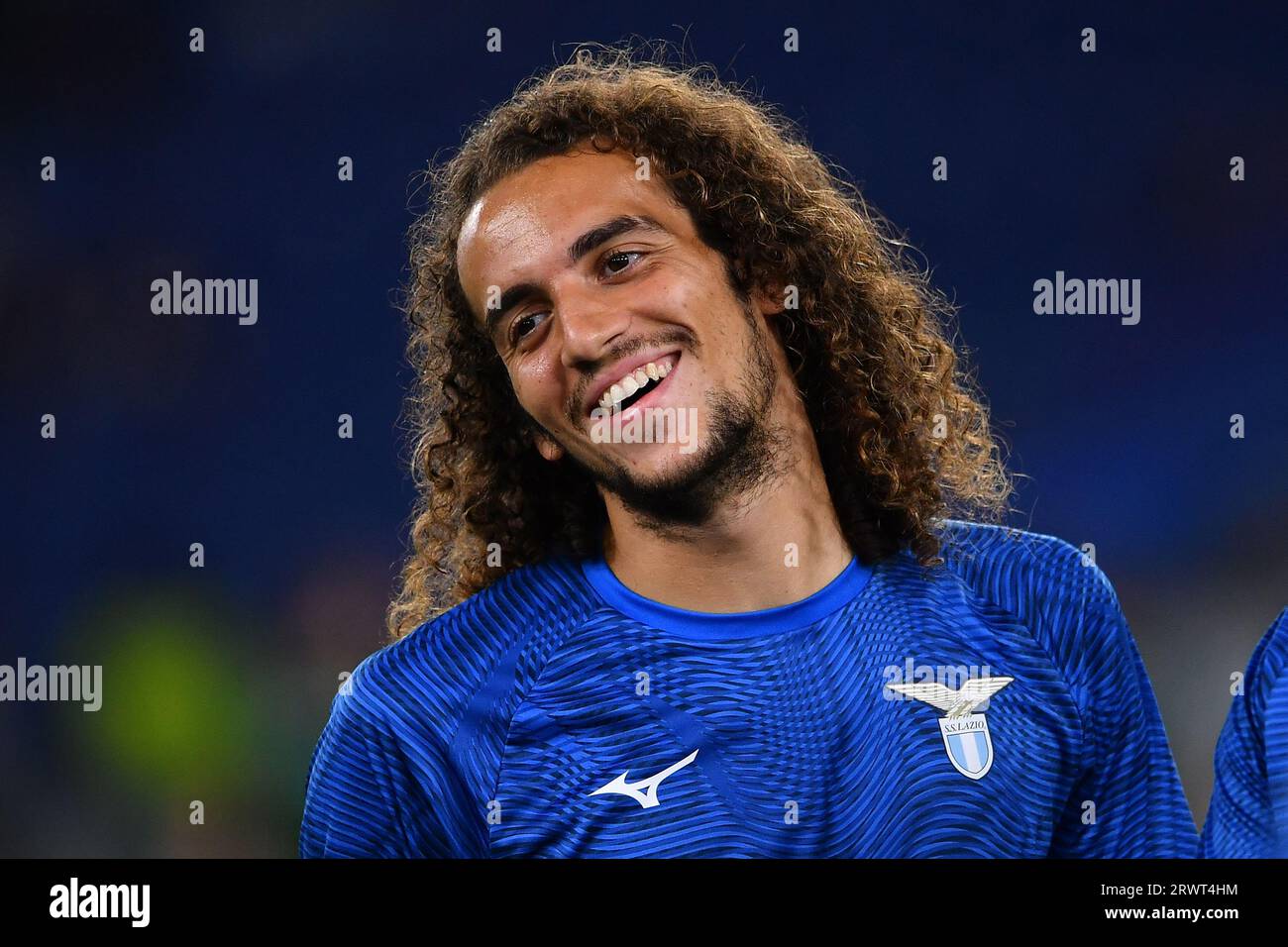 Matteo Guendouzi of SS Lazio looks on during the Uefa Champions League ...