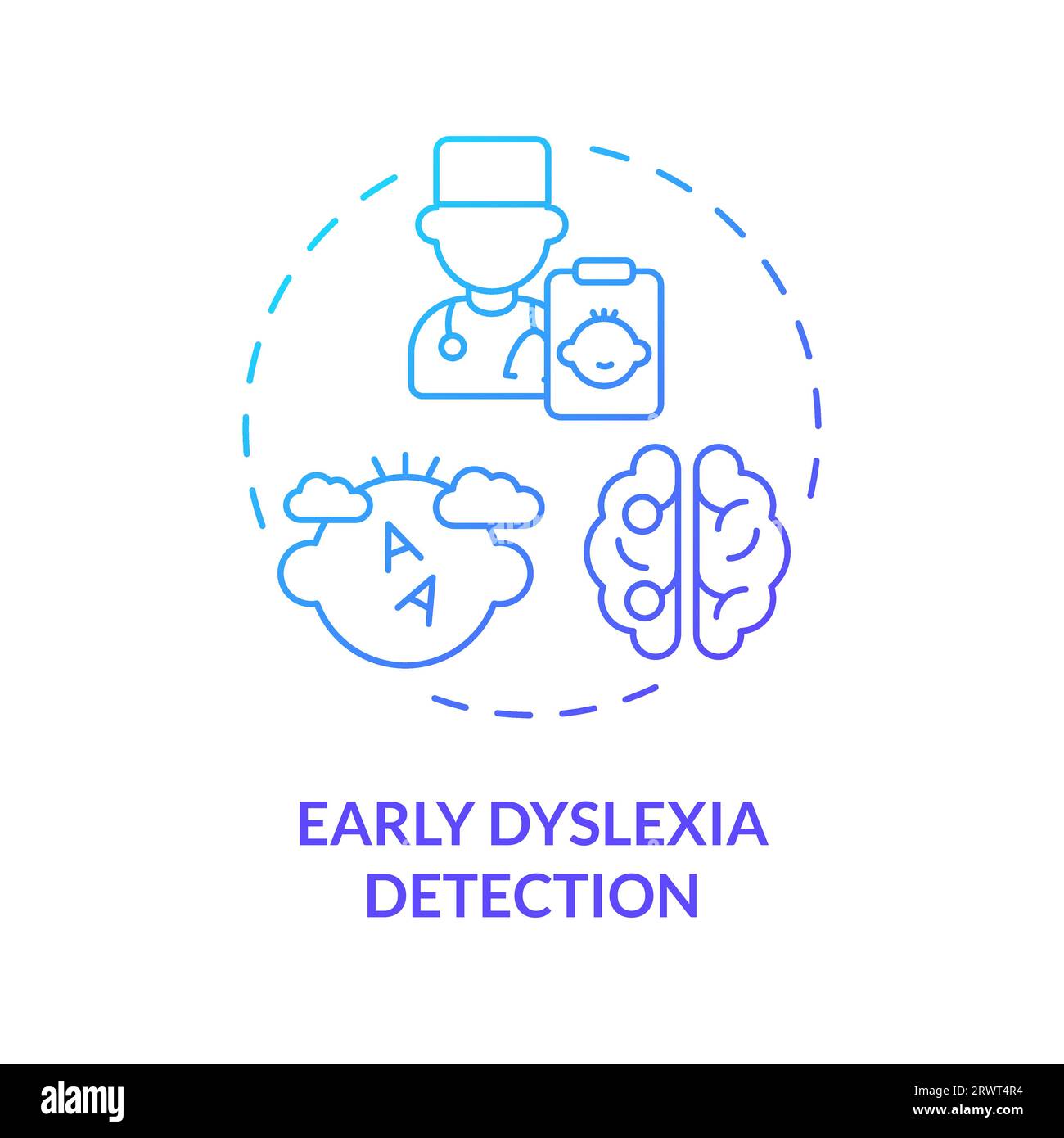 Dyslexia clip art logo hi-res stock photography and images - Alamy