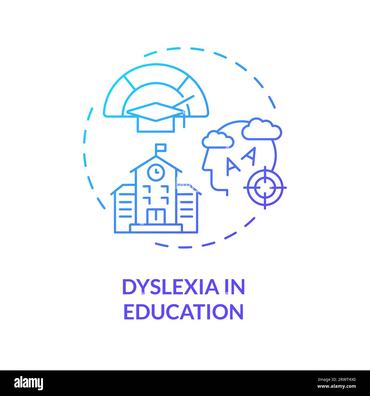 Dyslexia clip art logo hi-res stock photography and images - Alamy